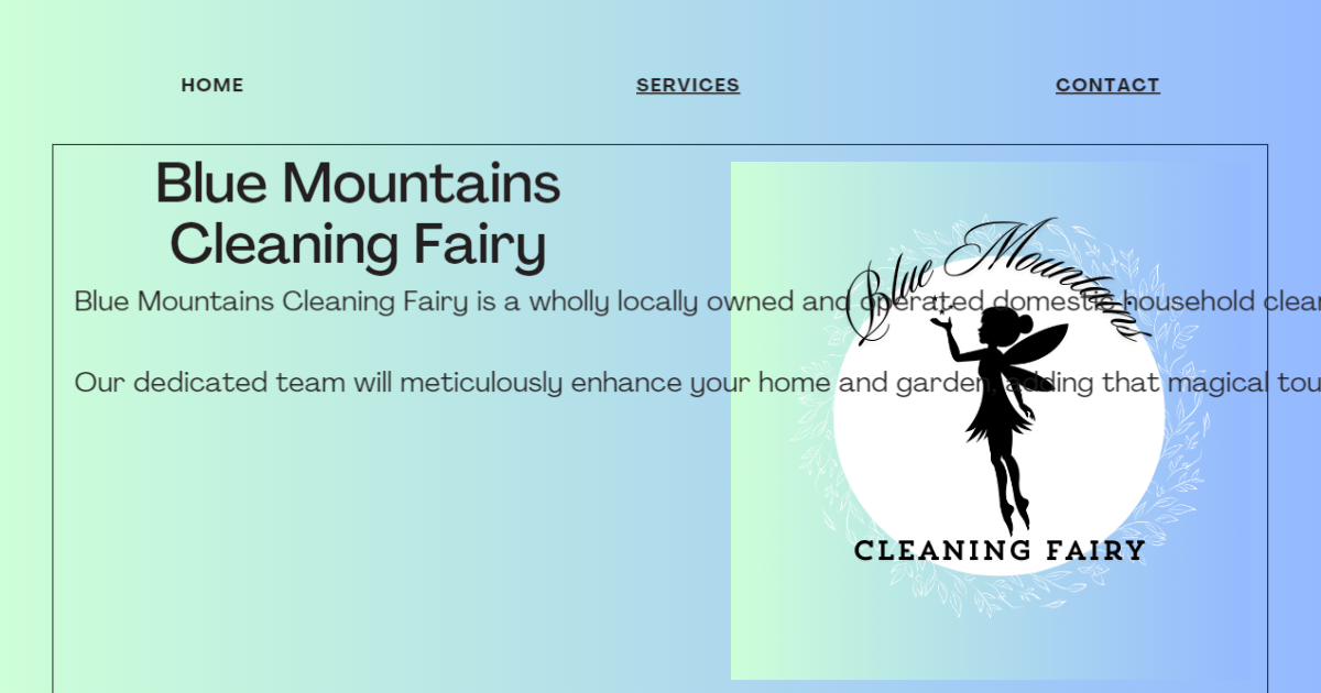Blue Mountains Cleaning Fairy